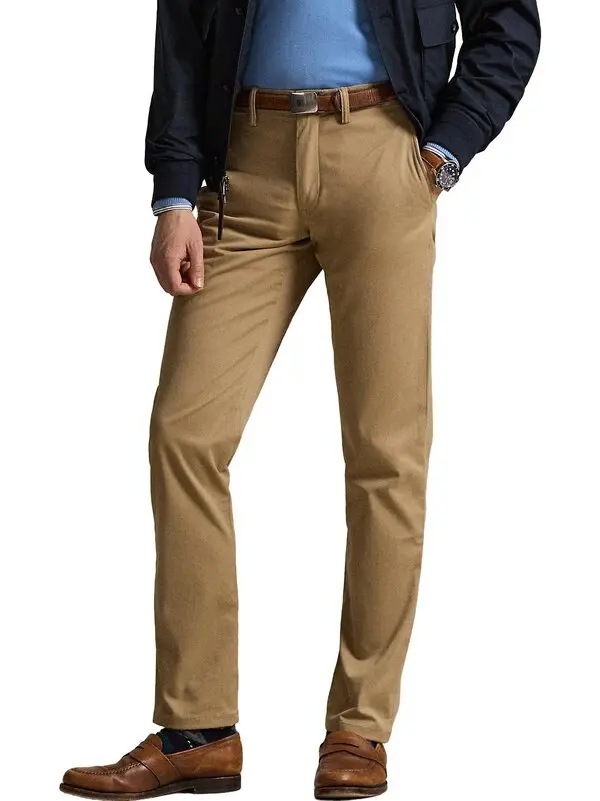 Ralph Lauren Bedford Stretch Straight Fit Chino Pant - Desert Khaki