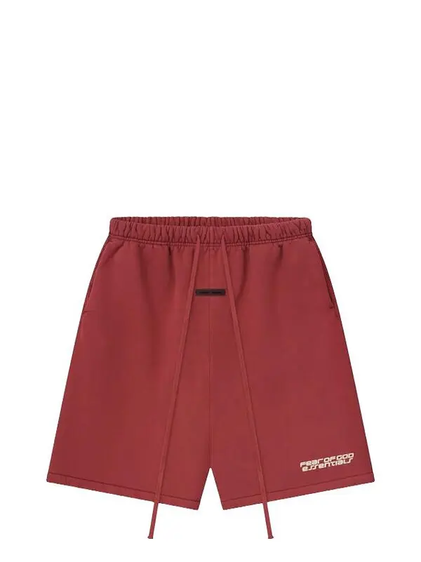 Fear Of God Essentials Relaxed Sweatshorts - Crimson