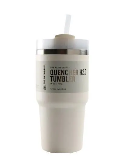 STANLEY Flowstate Quencher 20oz Tumbler - Cream 2.0