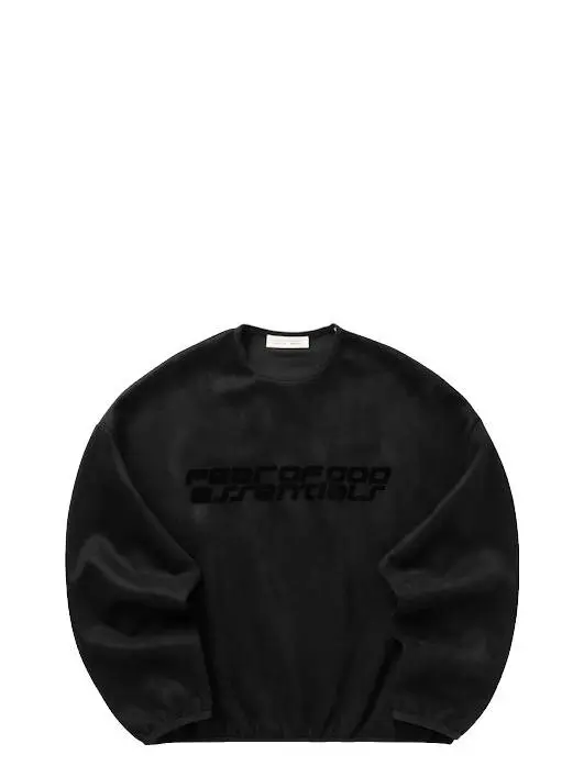 Fear Of God Essentials Modern Crewneck Sweatshirt - Vintage Black
