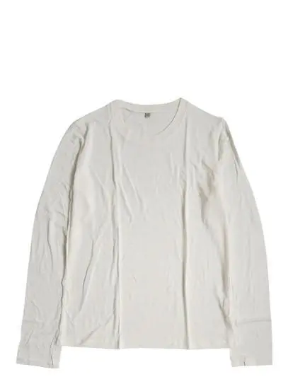BASERANGE Long Sleeve Tee Shirt - Undyed