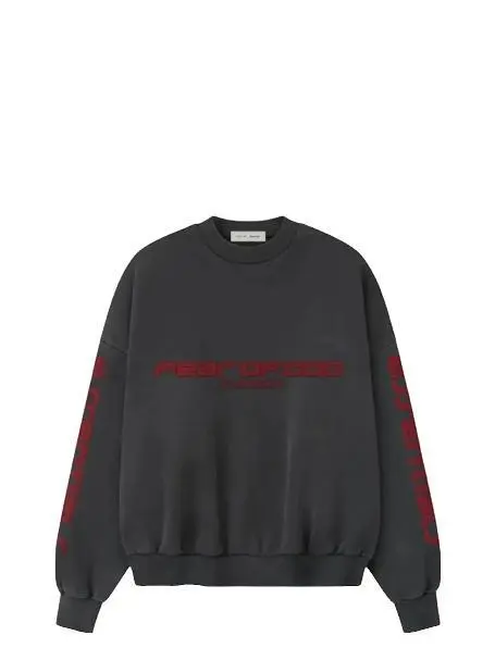 Fear Of God Essentials Cropped Relaxed Sweatshirt - Iron Grey