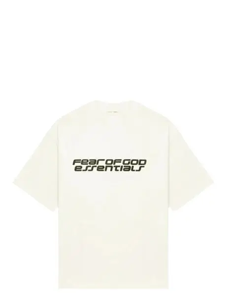 Fear Of God Essentials 90's Short Sleeve Tee Shirt - Ivory