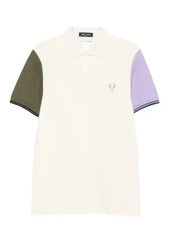 Amiri Colorblocked Polo Shirt - White
