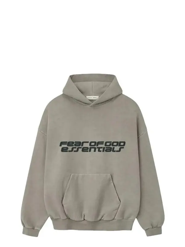 Fear Of God Essentials 90's Hoodie - Smoke Grey