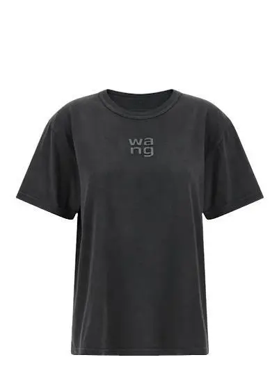 Alexander Wang Hothx Logo T-shirt - Washed Black