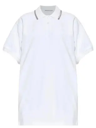 Alexander Wang Relaxed Mini Polo Dress - White
