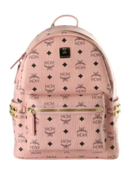 Mcm Stark Vi Small Backpack - Soft Pink