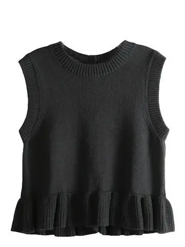 Cecilie Bahnsen Billie Vest - Black
