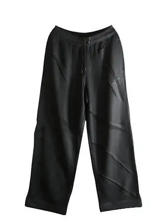 Alexander Wang Creased Mid Rise Sweatpants - Black