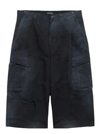 Balenciaga Cropped Cargo Pants - Black