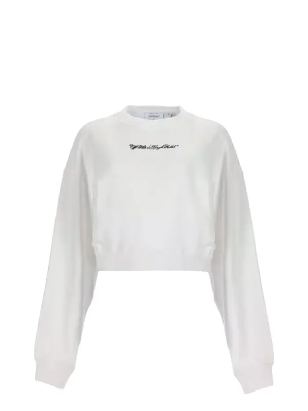 Off-White Long-sleeve Sweatshirt - White