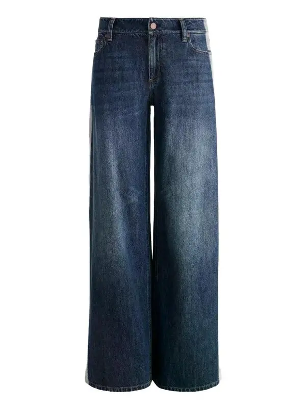 Alice + Olivia Ultra Baggy Jeans - Blue