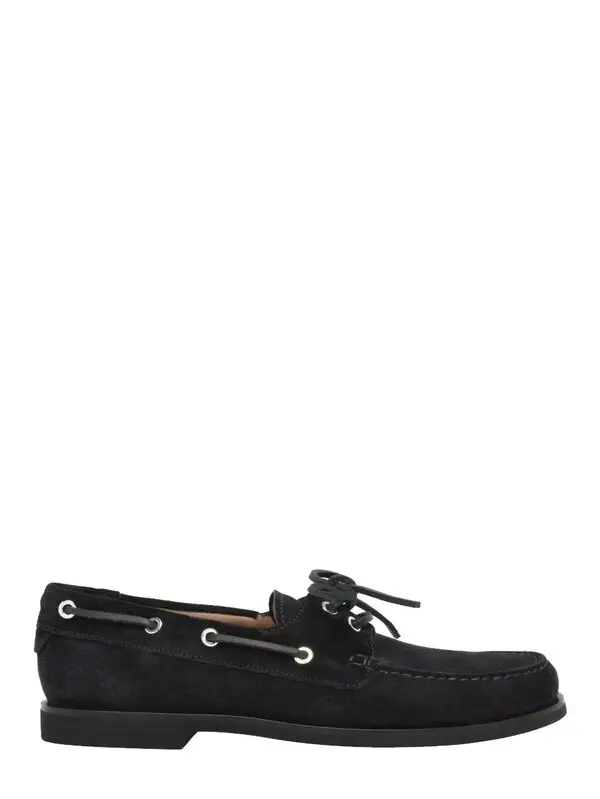 GIANVITO ROSSI Vandée Suede Loafers - Blue