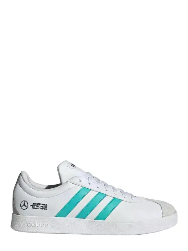 Adidas X Mercedes Amg Petronas Formula One Tem Vl Striped Sneakers - White