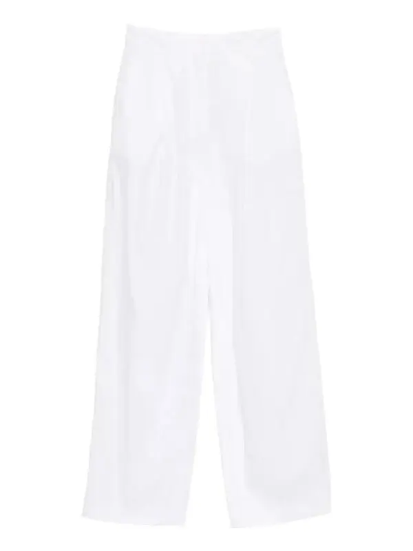 THELATEST Axel Pleated Trousers - White