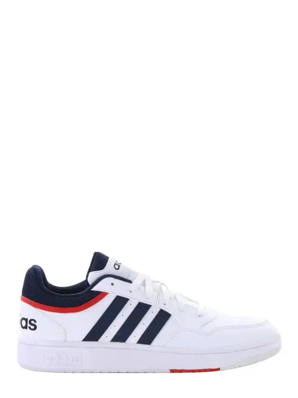 Adidas Hoops 3.0 Low Stripes Sneakers - White