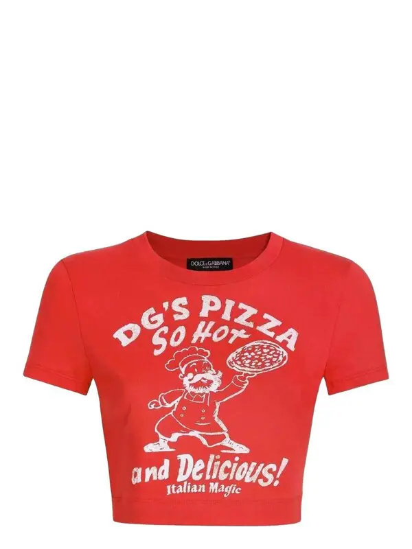 Dolce & Gabbana Graphic-print T-shirt - Red