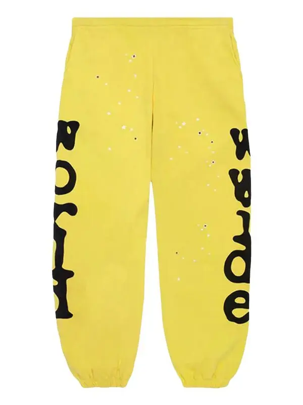 SP5DER Beluga Track Pants - Yellow