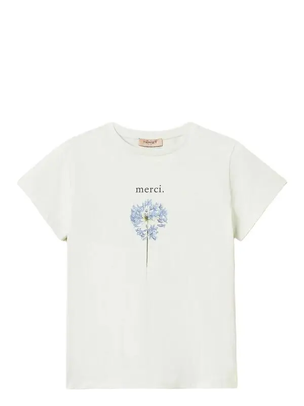 TWINSET Printed T-shirt - White