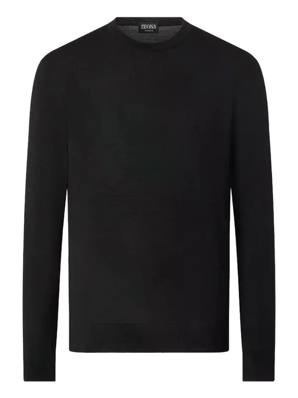 Zegna 15milmil15 Wool Sweatshirt - Black