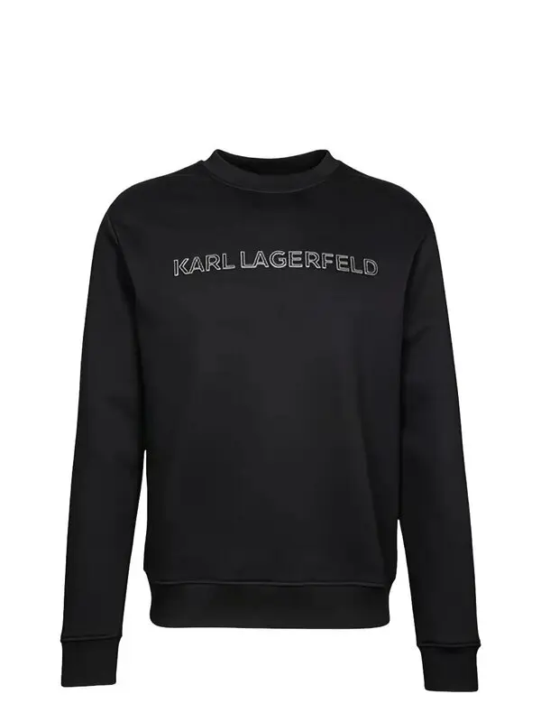 Karl Lagerfeld Logo-embellishment Sweatshirt - Black