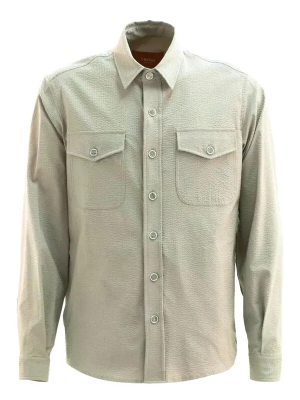 CRUNA Buttoned Pocket Shirt - Neutrals