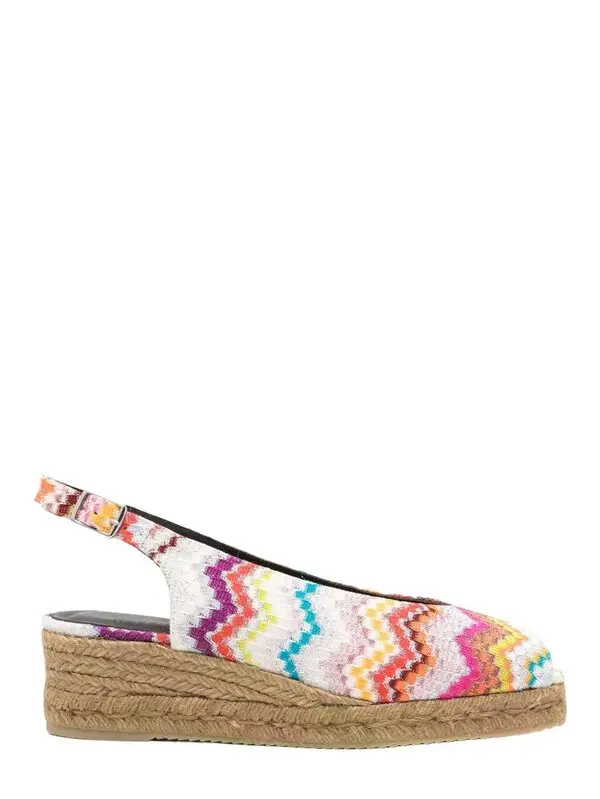 Missoni Zigzag Mules - White