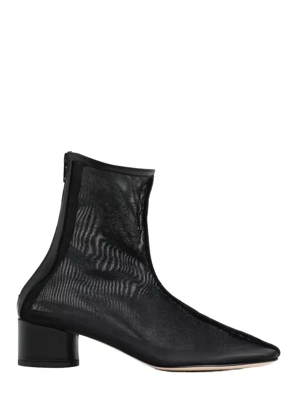 Dear Frances Harlie Round-toe Boots - Black