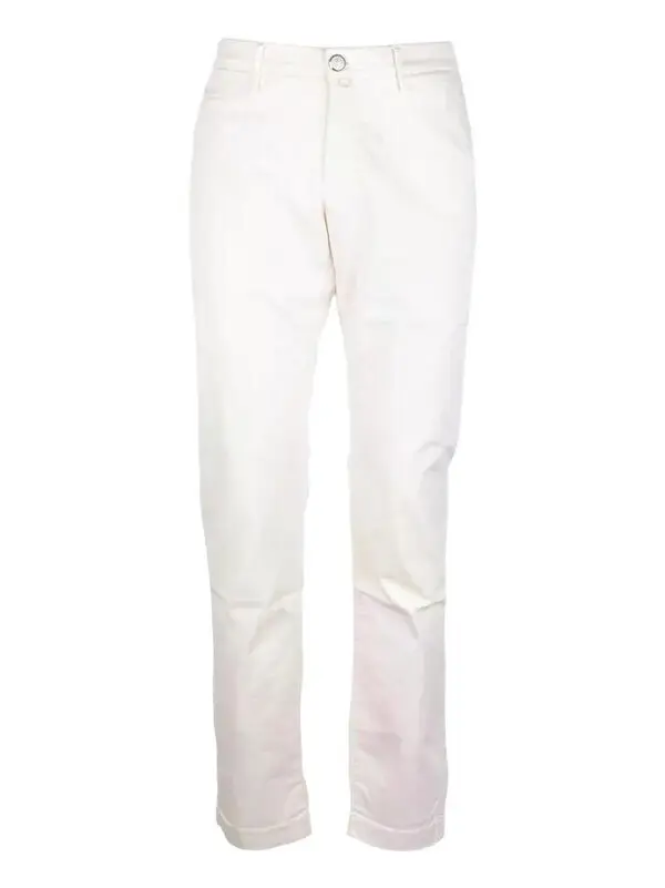 Jacob Cohen Belt-loop Trousers - White