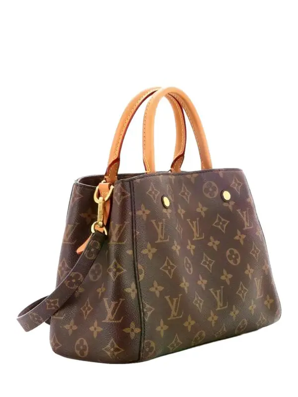 LOUIS VUITTON Montaigne Handbag Monogram Canvas Bb - Brown