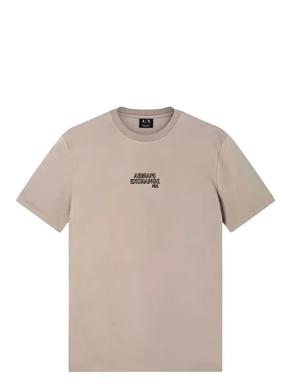 Armani Exchange Round-neck T-shirt - Neutrals