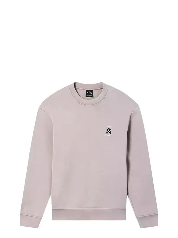 Armani Exchange Embroidered Sweatshirt - Neutrals