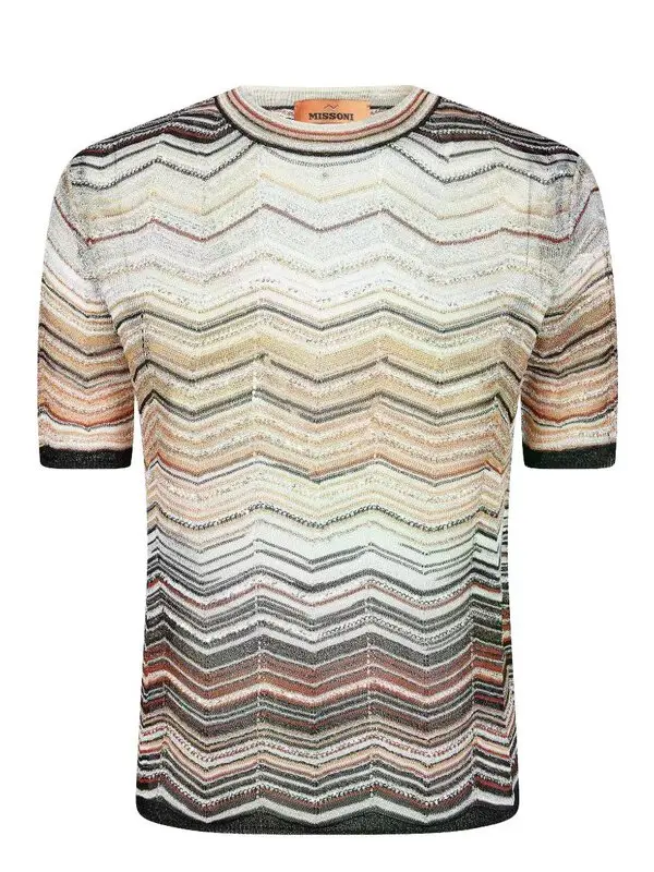 Missoni Short-sleeve Crew-neck T-shirt - White