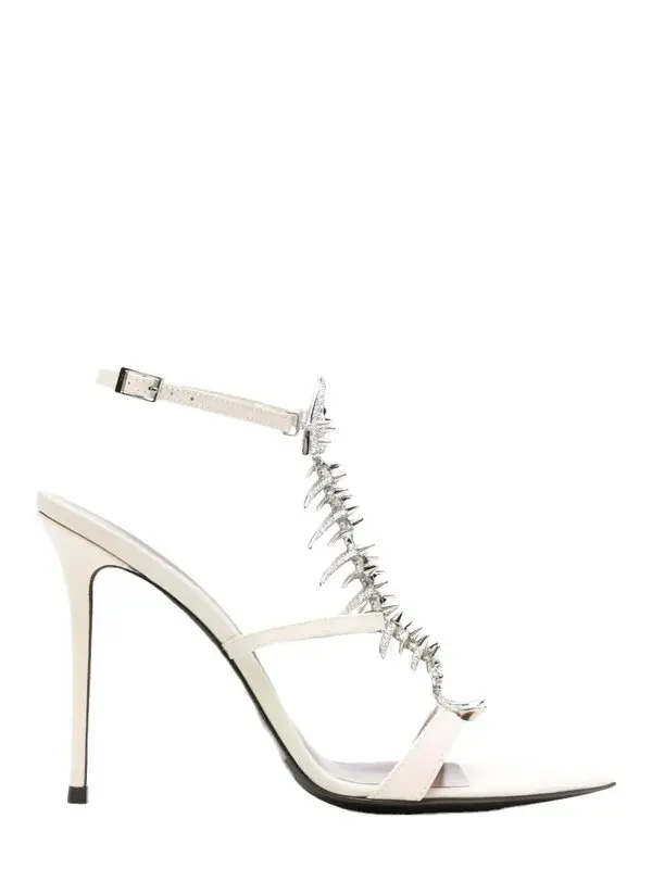 GIUSEPPE ZANOTTI Slim 2.0 Fishbone Pumps - Neutrals