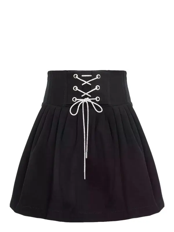 HAMZA A-line Skirt - Black