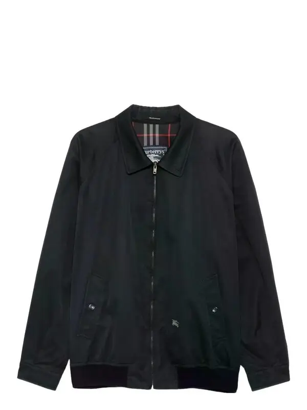 Burberry 1990s Collared Jacket - Blue