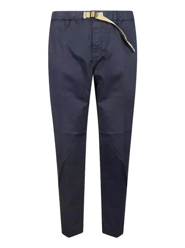 WHITE SAND Belt Trousers - Blue