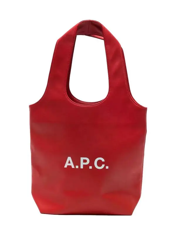 A.p.c. Logo-print Tote - Red