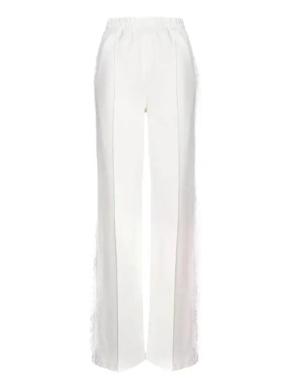 HAMZA Karol Straight-leg Trousers - White