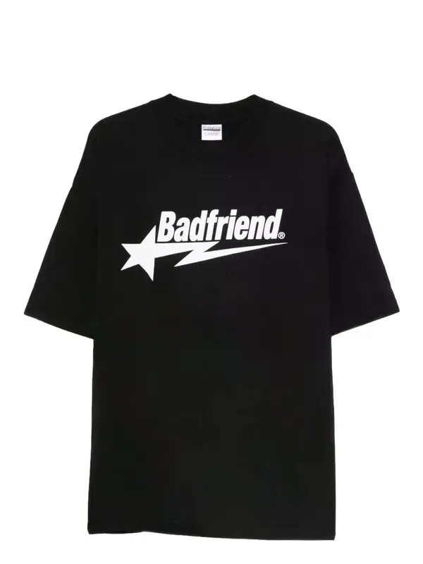 BADFRIEND Logo-print T-shirt - Black
