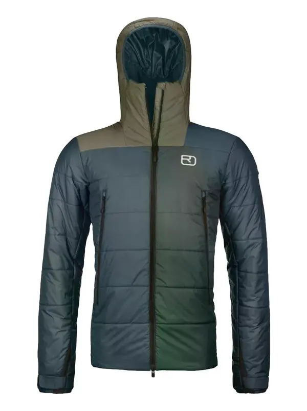 ORTOVOX Zinal Quilted-hooded Jacket - Blue