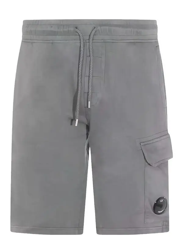 C.P. COMPANY Lens-detail Shorts - Grey