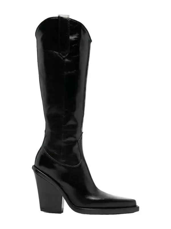 Paris Texas Vegas Pointed-toe Boots - Black