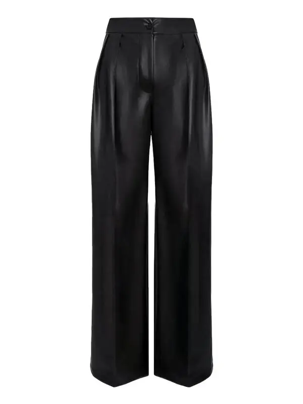 HAMZA Flared Trousers - Black