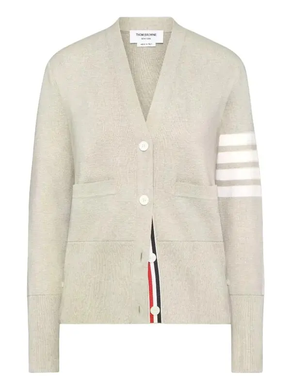 Thom Browne V-neck Cardigan - Neutrals