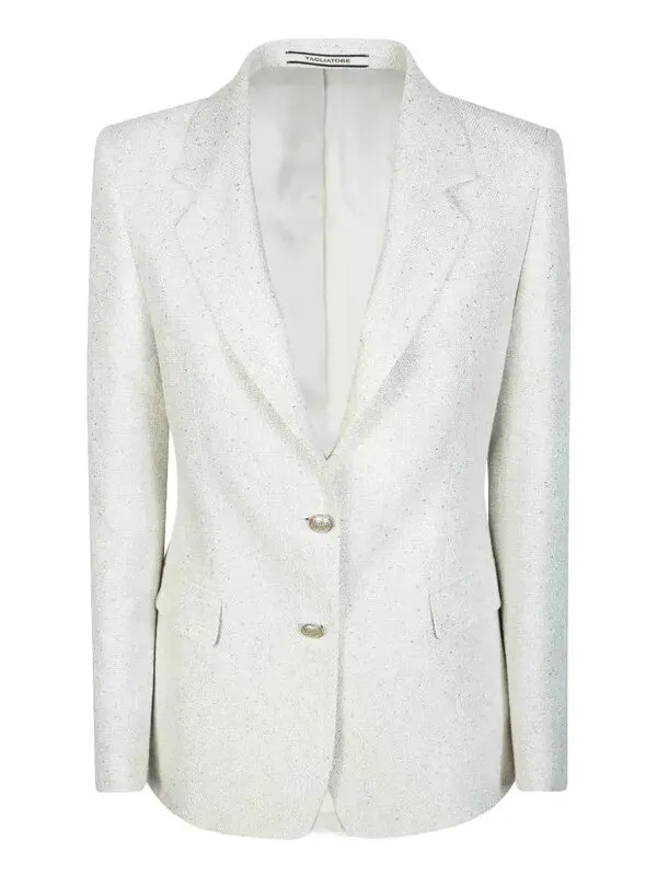 Tagliatore Parigi Single-breasted Blazer - White