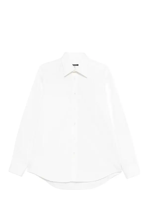 Versace 2000s Collared Shirt - White