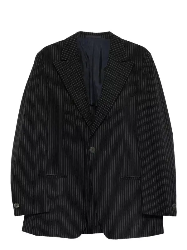 ROMEO GIGLI 1990s Striped Jacket - Blue