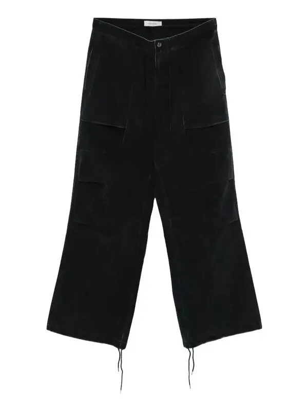 ENTIRE STUDIOS Barren Belt-loop Trousers - Black